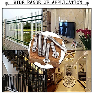 Expansion Screw, Stainless steel expansion bolts, screws, screws, Hardware Accessories - Expansion Bolt 304 Stainless Steel Sleeve Anchors for Household, Industrial, M10*120 4pcs (Color : M10*80 4pcs)