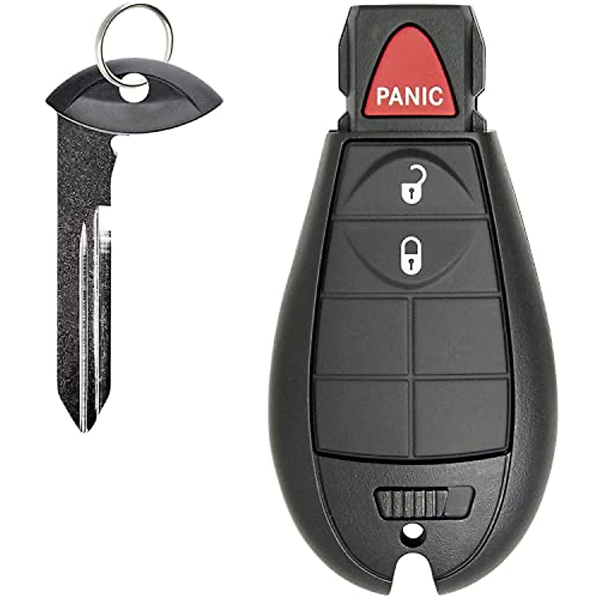 BESTHA Car Key Fob Replacement Keyless Entry Remote Fobik GQ4-53T for 2013-2018 Dodge Ram 1500 2500 3500