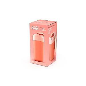 Joseph Joseph Sipp Travel Mug with Flip-top Cap - 454 ml (16 fl. oz) - Coral