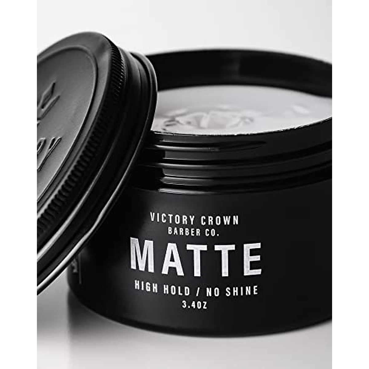 Victory Crown Matte Clay Pomade for Men – High Hold, No Shine – Non-Greasy Hair Paste – 3.4 oz