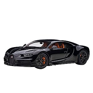 AUTOart 1/18 Bugatti Chiron Sport 2019, Nocturne Black Model Car