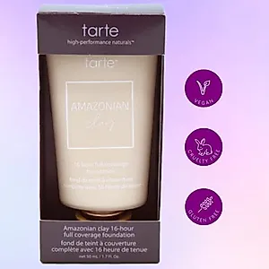 Tarte Amazonian Clay 16-hour Full Coverage Foundation 18N Fair Light Neutral