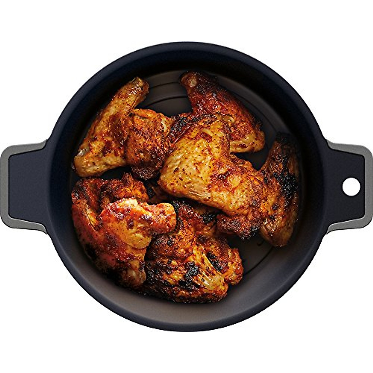 KitchenCraft Microwave Grill Pan and Browning Dish, Fast cooking, Oven-quality Food, Sturdy and Lightweight, 26 x 29 x 9 cm, Black