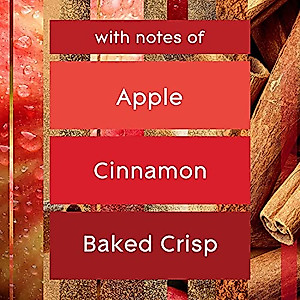 Glade Jar Candles, Fragrance Candles Infused with Essential Oils, Air Freshener Candles, 4 Candles 3.4 Oz (Apple of My Pie)