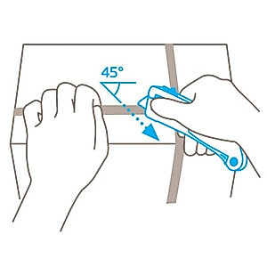 Martor 10130610.02 Maxisafe 3 Slider Polycarbonate Retractable Safety Cutter/Knife with Blunted Tip