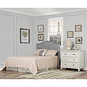 Dream On Me Ella 5-in-1 Full Size Convertible Crib in Storm Grey, Greenguard Gold Certified