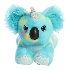 Aurora® Vibrant Bright Fancies™ Bubblegum Koala™ Stuffed Animal - Eye-Catching Fun - Delightful Cuddles - Blue 7 Inches