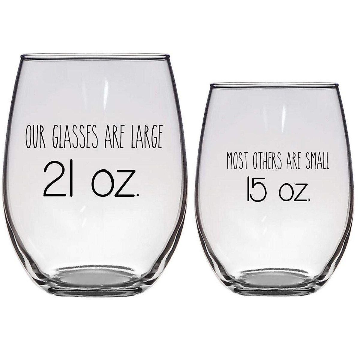 Pom Mom - Pomeranian Dog Lover, Owner Gift - Premium 21oz Stemless Wine Glass