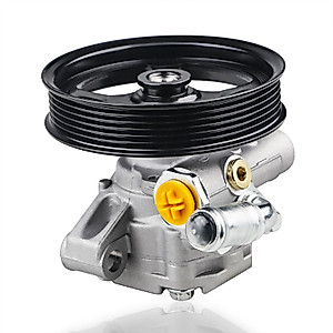 WMPHE Power Steering Pump with Pulley Compatible with Buick Enclave GMC Acadia 2008 to 2017, Chevy Traverse 2009 to 2017, Saturn Outlook 3.6L V6 2007 to 2010, Replacement for 20-2403, 96-2403