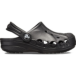 Crocs Baya Clog, Black/Black, 2 US Unisex Little Kid