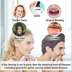 Water Flosser Portable Cordless Dental Oral Irrigator Mini Rechargeable Electric Flossing for Clean Teeth with 3 Modes IPX7 Waterproof for Home Travel Office Braces and Bridges Care Gift by Lächen