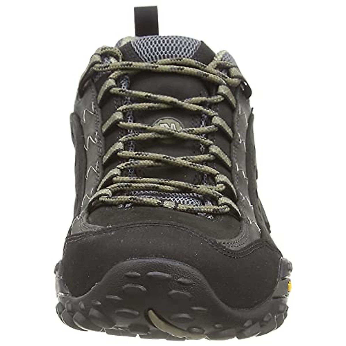 Merrell mens Merrell Mens Intercept Breathable Walking Shoes J73703 Black Smooth Black Leather UK Size 10 (EU 44.5, US 10.5)