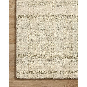 Loloi Chris Loves Julia Chris Collection CHR-02 Natural/Sage 5'-0" x 7'-6", .50" Pile Height, Area Rug