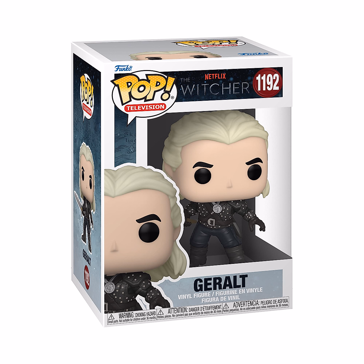 Funko POP Pop! TV: Witcher- Geralt with Chase (Styles May Vary) Multicolor Standard