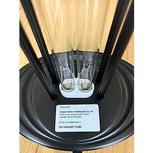 JTAPURE Ultraviolet Lamp, 100W Ozone Free UV Light Purifier for Large Room, with Three-Step Timing Remote Control, Blue Light, Up to 99.9% Purification for Bathroom, Bedroom, Toilet