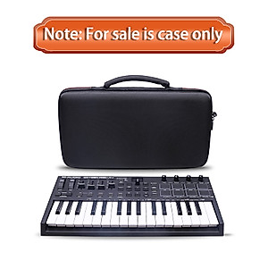 LTGEM Hard Case for M-Audio Oxygen Pro Mini – 32 Key USB MIDI Keyboard Controller