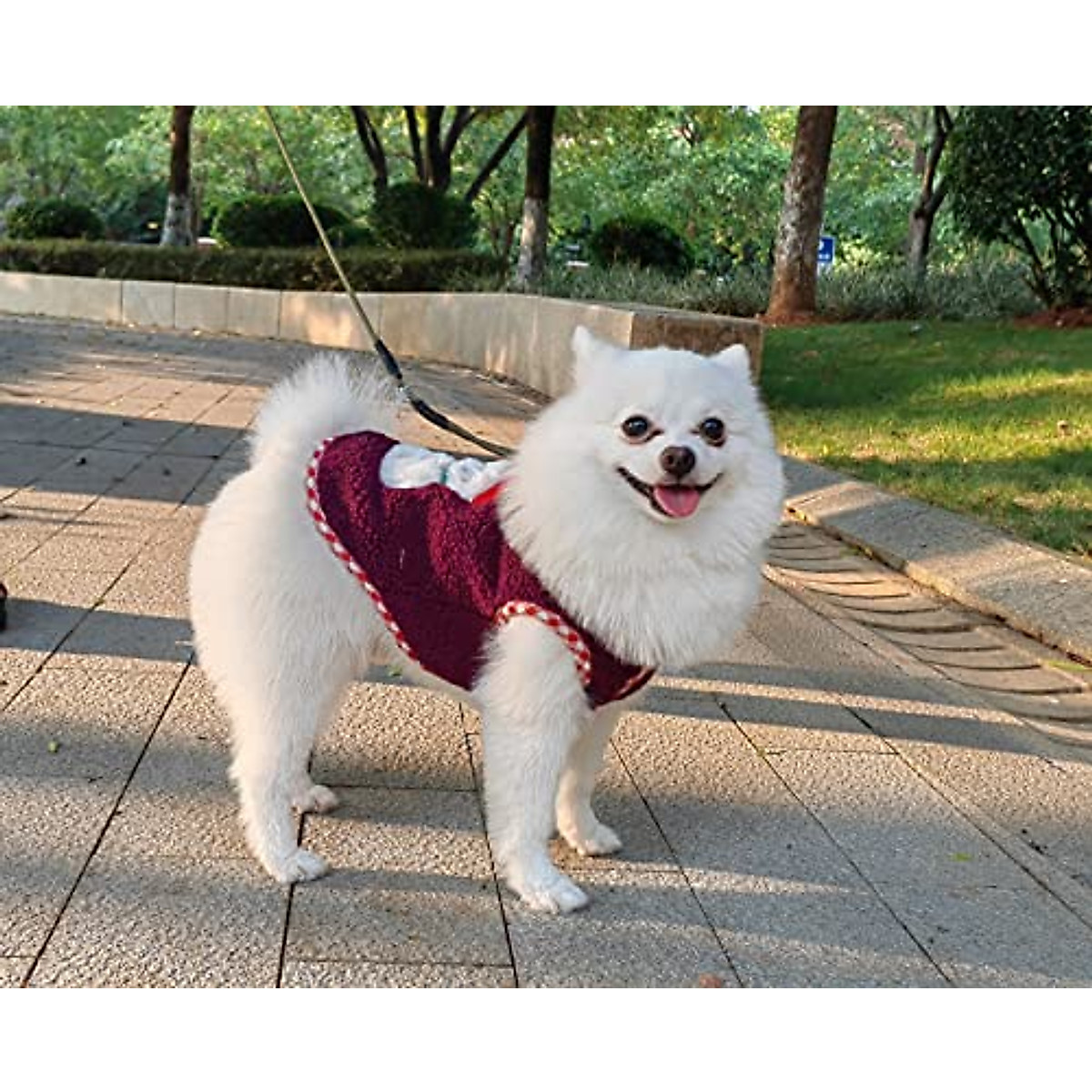 YiQ RiC Christmas Dog Clothes Dog Christmas Jacket Dog Cold Weather Coats Pet Shirts Breathable Puppy Vest Printed Christmas Snowman Reindeer Santa Claus Dog Shirts for Soft Outfit Dogs and Catst