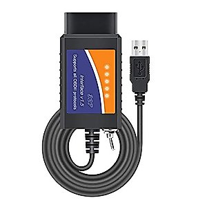 Yctze Diagnostic Connector Cable, Automotive USB Interface Checking Tool for Car