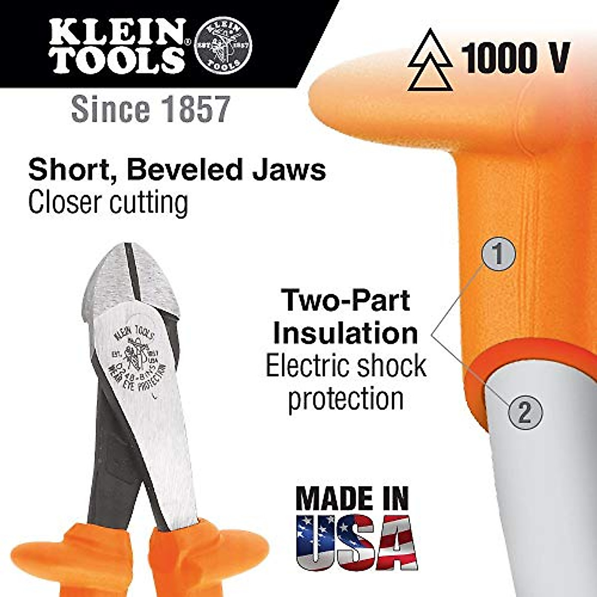 Klein Tools 33527 General Purpose Insulated Tool Kit, 1000-Volt Rated, Comes in Custom 3-Pallet Lockable Case, 22-Piece