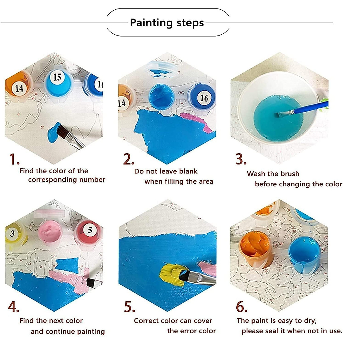 ARPADAMO Adults Beginners Paint by Number Kits ? Press Digital Easy Acrylic Black cat 4 Pieces Paint, DIY Watercolor Paint Press Digital kit on Canvas Home Wall Decoration Without Frame 12×16inch