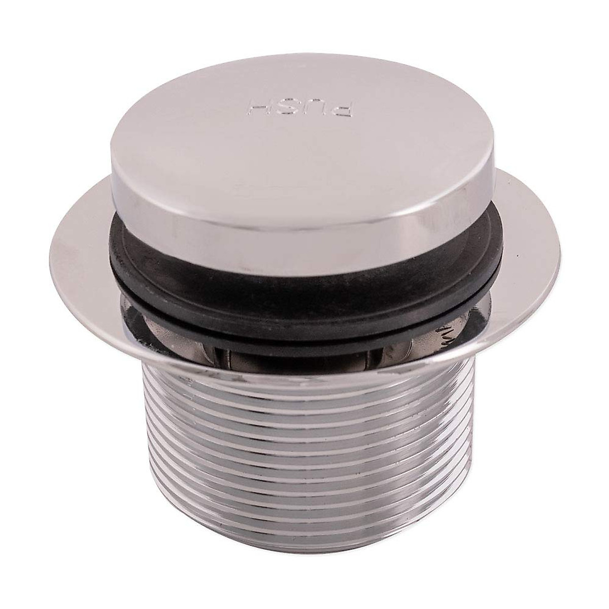 Eastman Tip-Toe Bath Drain Assembly Kit with Flange and Drain Washer, 1-1/2 Inch x 11.5 Inch Coarse Thread, Chrome Plated, 35235