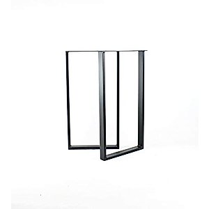 Powdercoated Tube Steel Bar Legs Set of Two-Choose Your Height and Width