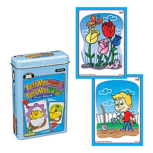 Tell Me How! Tell Me Why! Fun Deck Cards - Super Duper Educational Learning Toy for Kids