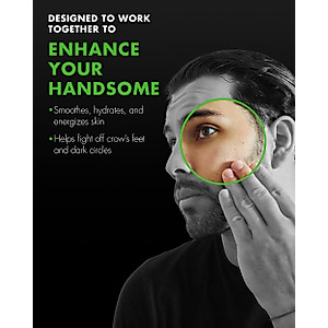 Tiege Hanley Mens Skin Care Set, Advanced Skin Care Routine for Men (System Level 2) - Face Wash Kit for Fines Lines - Men's Skincare Set Includes Face Wash, Facial Scrub, Moisturizer, & Eye Cream