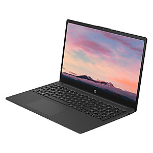 HP Essential Laptop, 15.6" HD Touchscreen, AMD Ryzen 7 7730U Processor, 16GB RAM, 512GB PCIe SSD, Webcam, HDMI, Type-C, Wi-Fi 6, Windows 11 Pro, Black