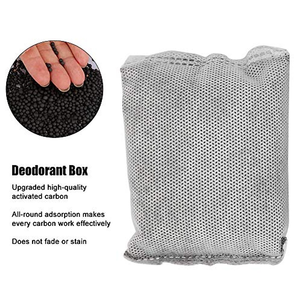 Refrigerator Deodorizer (2 Pack),Activated Carbon Air Purifying Bag, Moisture Absorber, Natural Car Air Freshener, Shoe Deodorizer, Odor Eliminators For Home, Pet, Closet