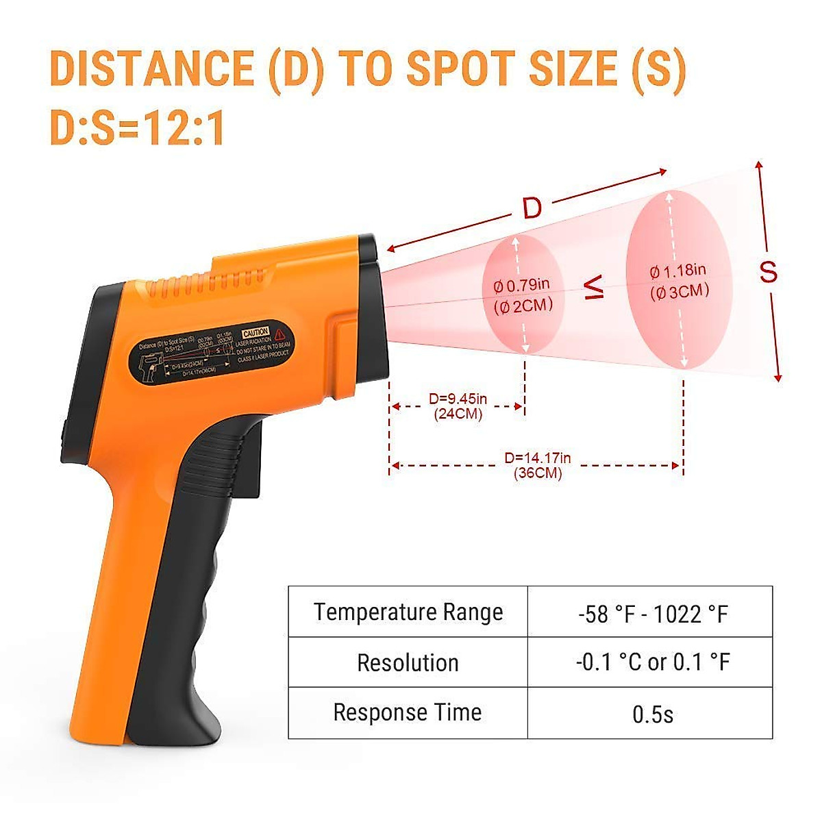 ThermoPro TP16 Cooking Thermometer+ThermoPro TP30 Digital Infrared Thermometer
