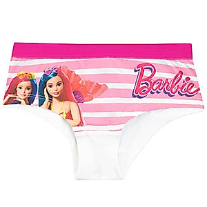 Barbie Underwear | Girls Cotton Underwear| Pack of 5 Girl Panties Multicolour 8 Multicolor