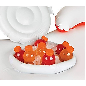 Pittman Outdoors River Drifter Inflatable Water Float Tube with Ice Chest Cooler, 2 Person