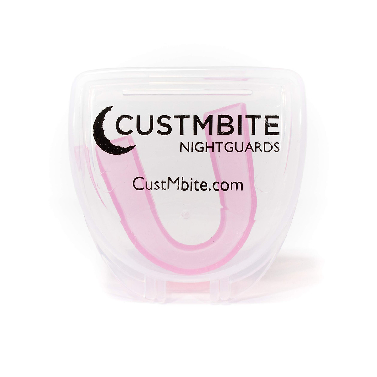 CustMbite Nightguard - Pink Color - Professional Dental Guard, Custom Fit Night Guard for Teeth Grinding, TMJ Relief & Bruxing
