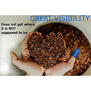 Czenano Fingertip Bandages & Knuckle Bandages & Toe Bandages & Bandaids for Thumbs - Latex Free Bandaid - Finger Bandages for Cracked Fingers - Elastic (1.57 Inch Width x 118 Inch Length) (Blue)