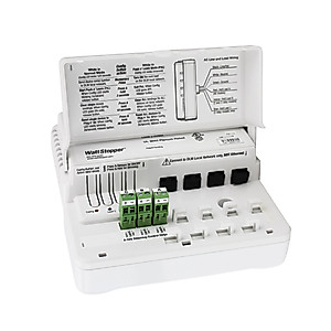 Watt Stopper LMRC-213 Digital 3-Relay Room Controller On/Off/Dimming 120/277, White