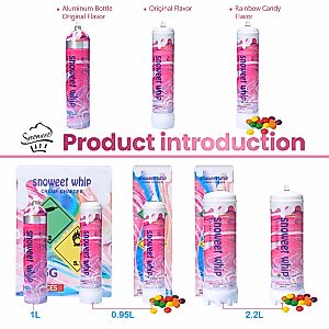 Whipped Cream Charger Cylinder Food Grade Tank Pure whipped cream dispenser 615g Cartridges (4 Cylinder)