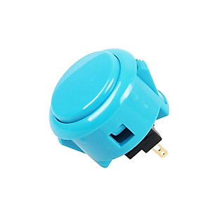 Sanwa 6 pcs OBSF-30 Original Push Button 30mm (Each Color of 1 Pcs) - for Arcade Jamma Video Game & Arcade Joystick Games Console (Color) S@NWA