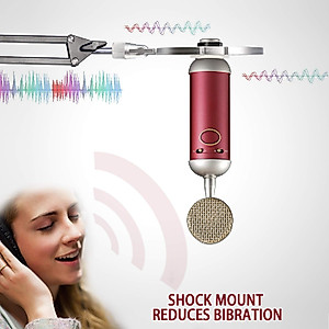 Blue Spark Shock Mount, Shockmount to Reduce Vibration Noise Matching Mic Boom Arm, Compatible for Blue Spark SL Microphone by YOUSHARES