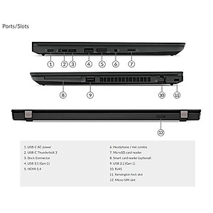 Lenovo ThinkPad T490 Laptop, 14.0 FHD IPS Anti-Glare Multi-touch, Intel Core i7-8665U Processor, 16GB DDR4 RAM, 512GB PCIe SSD, Fingerprint Reader, Backlit Keyboard, Windows 10 Pro 64 bits (Renewed)