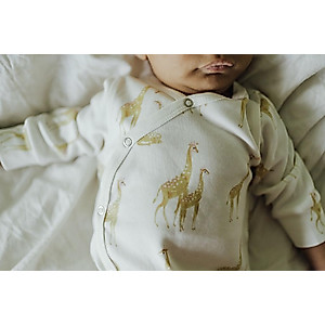 PEHR KiRomper Giraffe / 6-12 mos, Marigold