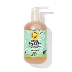 California Baby Calming Lavender Shampoo and Body Wash | 100% Plant-Based (USDA Certified) | Allergy Friendly | Baby Soap and Toddler Shampoo for Dry, Sensitive Skin | 562 mL / 19 fl. oz.