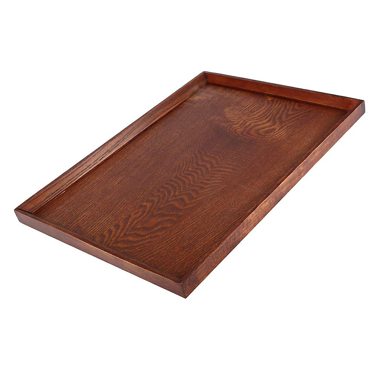Wooden Serving Tray Plate Serving Tray Food Home Decoration Easy to and Convenient to Storage (42 * 30 * 2cm)