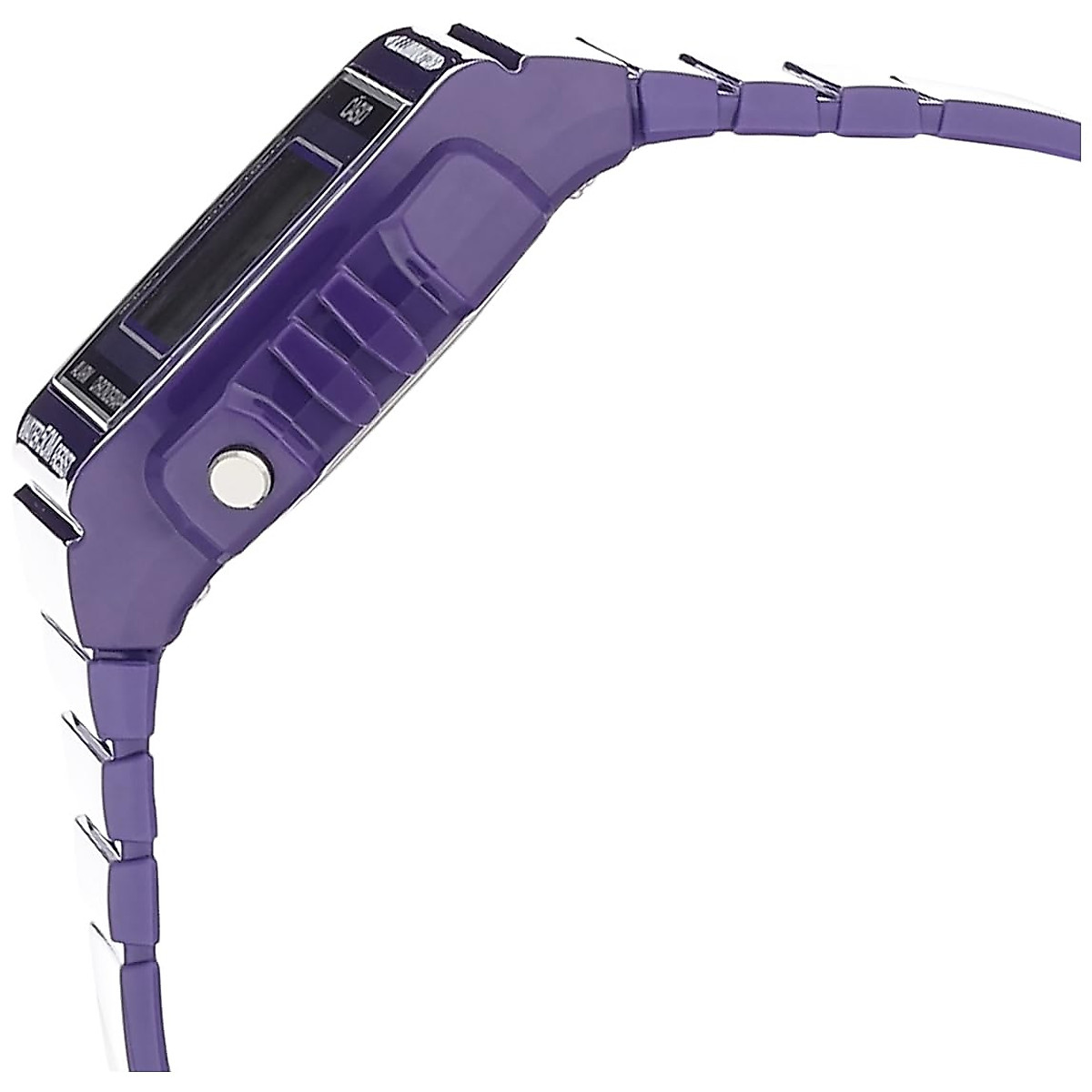 Casio W-215H-6 Men's Digital Quartz Watch with Resin Strap, Purple/Grey, Bracelet