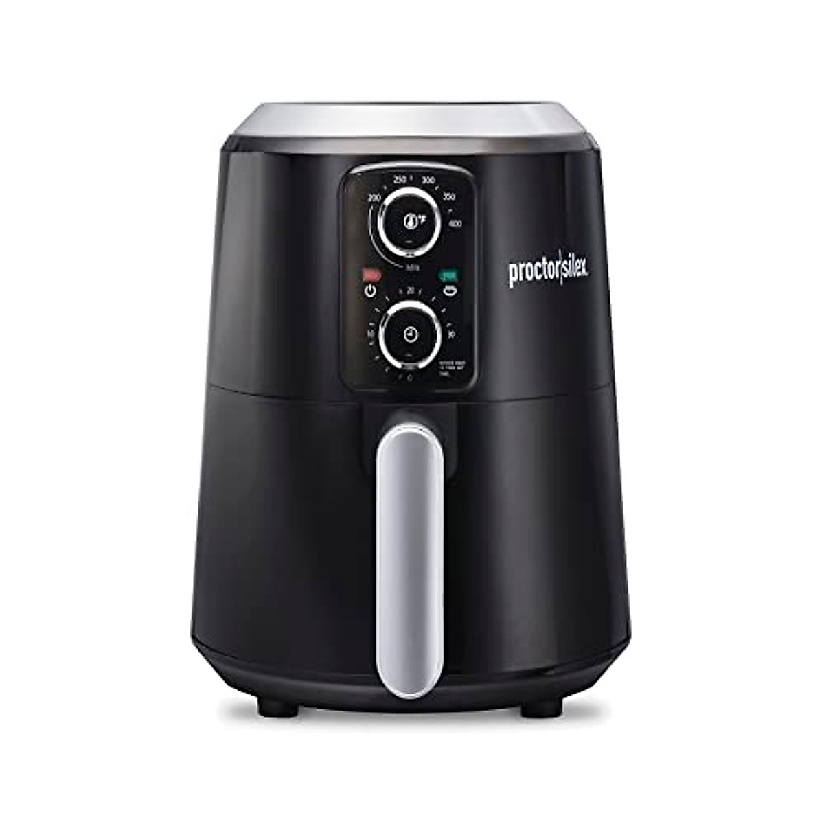 Proctor Silex 3.7 QT Air Fryer Oven with Temperature Control, 30 Min Timer, Non Stick Basket, 1350W, Black (35056)