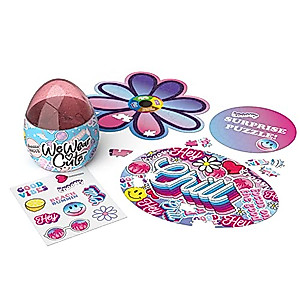 We Wear Cute, 100-Piece Surprise Puzzle in Egg Easter Basket Stuffer with Tik Tok YouTube Stickers, For Kids & Teens Ages 8 and up