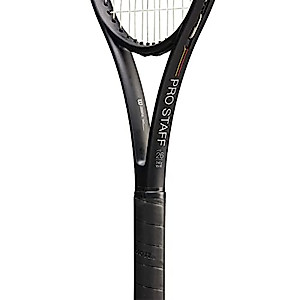 Wilson Pro Staff 26 V13.0 Youth Tennis Racket, Carbon Fibre, Black, WR050410U