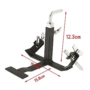 Colcolo Pedal Cowbell Bracket Multifunction Cowbell Percussion Pedals Percussion Mount for Practice Room