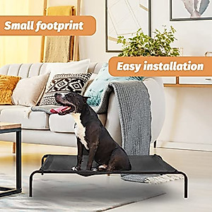 Outdoor Elevated Pet Bed Pet Cot Breathable Mesh Dog Bed for Pets Small Medium Large Dogs Puppies Cats Kitttens and Birthday