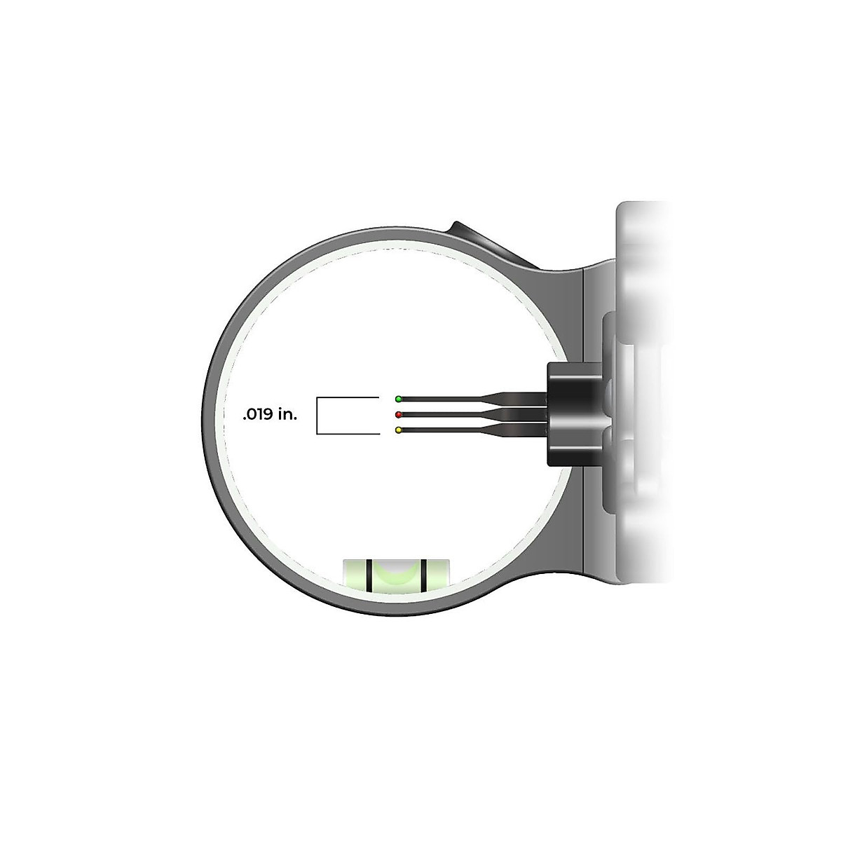 TRUGLO Storm Ultra-Lightweight Compact Bow Sight, 3-Pin , Black